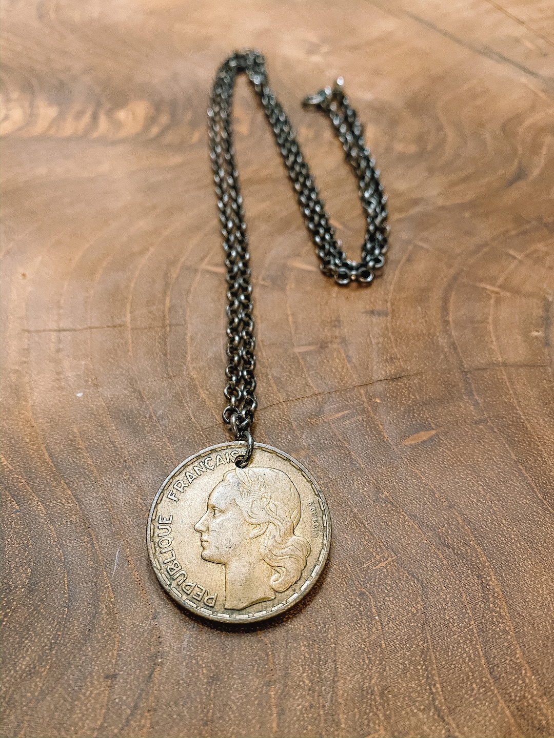 VINTAGE COIN NECKLACE - Etsy