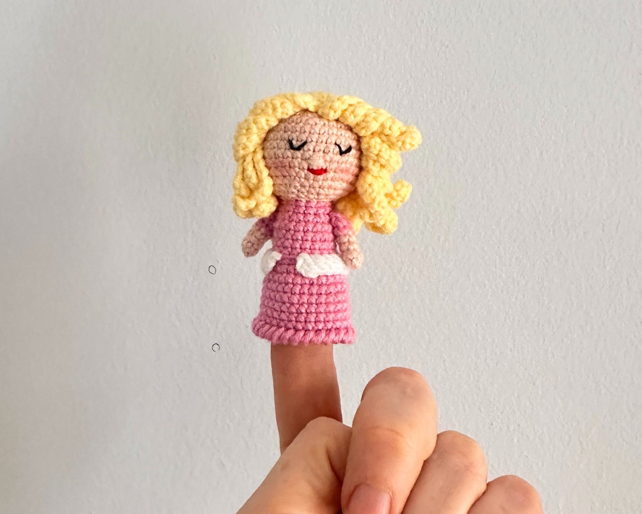 Knitted Crochet Puppets,organic Finger Pupepts, Baby Birthday Gift ...