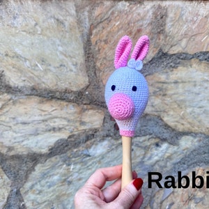 Crochet Christmas Santa Rattle, Handmade Maracas for Baby, Musical Toys ...