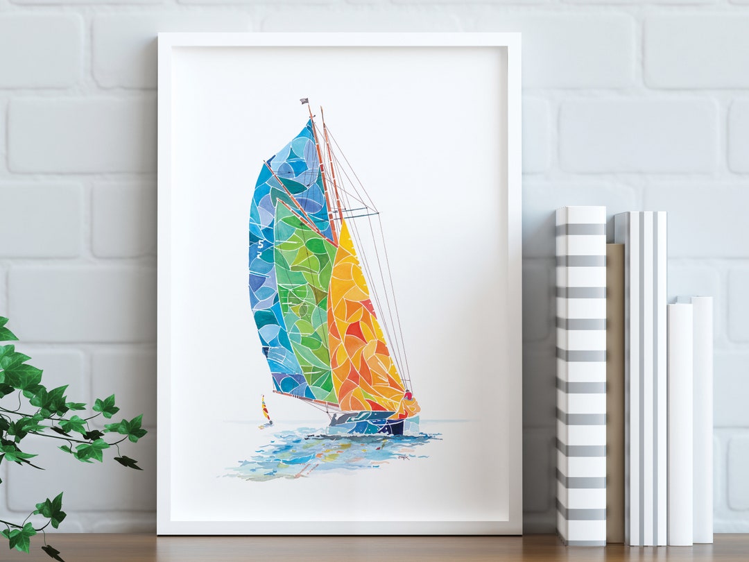 Sailing Boat Decor, Sail Decor, Sailing Boat Art, Sail Boat Decoration ...