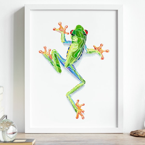 Frog Poster - Etsy Canada