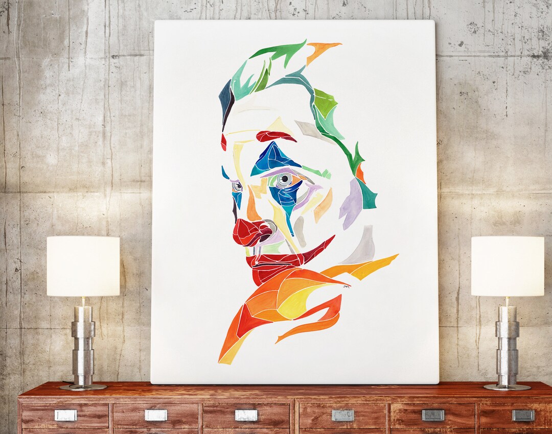Joker Poster, Joker Painting Wall Art, Movie Posters, Joaquin Phoenix ...