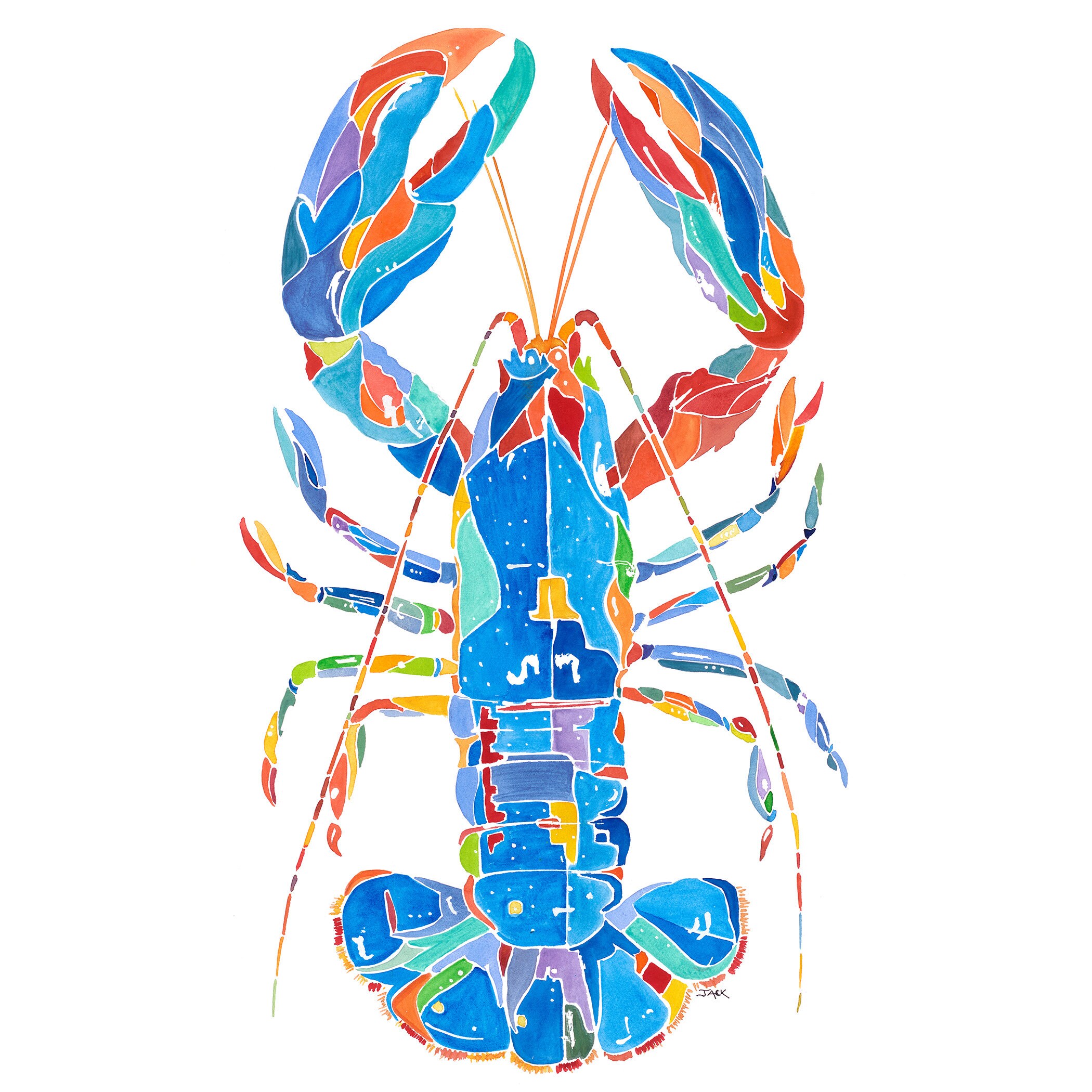 Blue Lobster Lobster Birthday Lobster Wall Decor Lobster - Etsy UK