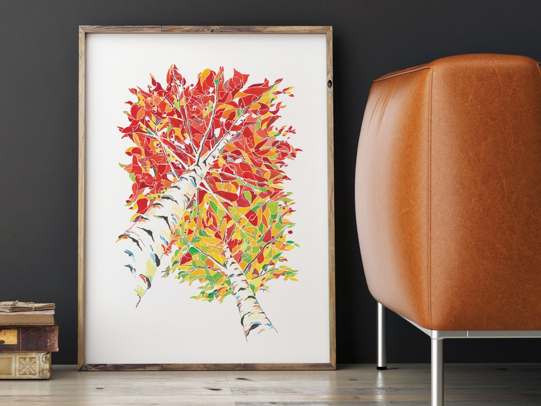 Fall Trees, Fall Trees Decor, Red Tree, Fall Tree Leaves, Autumn Tree ...