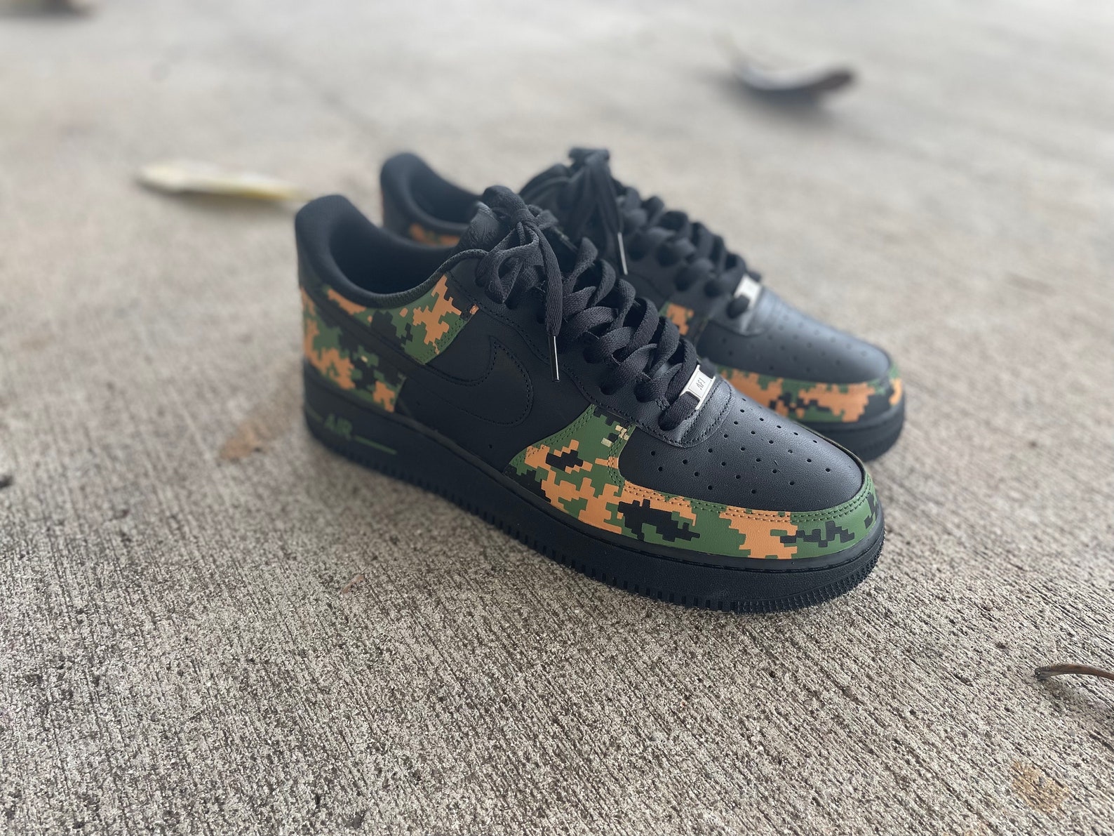 Digital Camo Custom Air Force 1 - Etsy