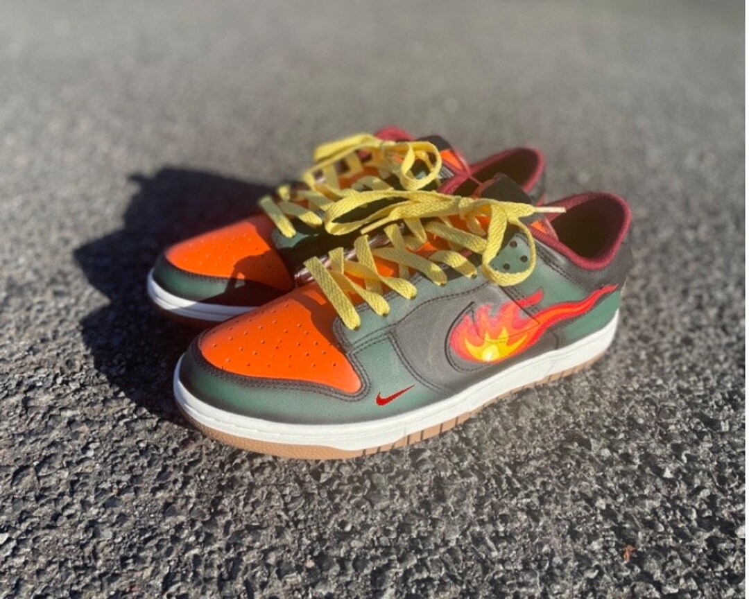 Campfire Custom Dunks - Etsy