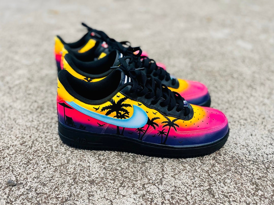 Sunset Beach Air Force 1 Custom - Etsy