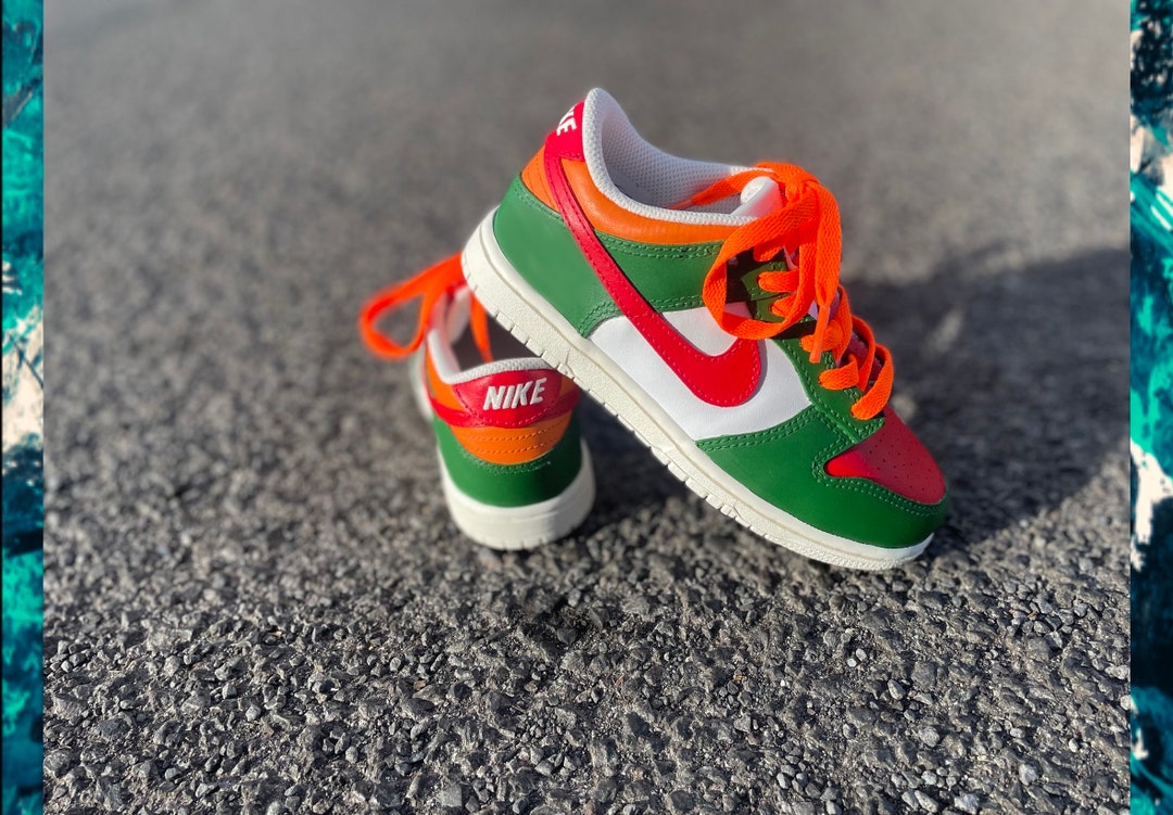 Custom Color Block Dunks Kids - Etsy