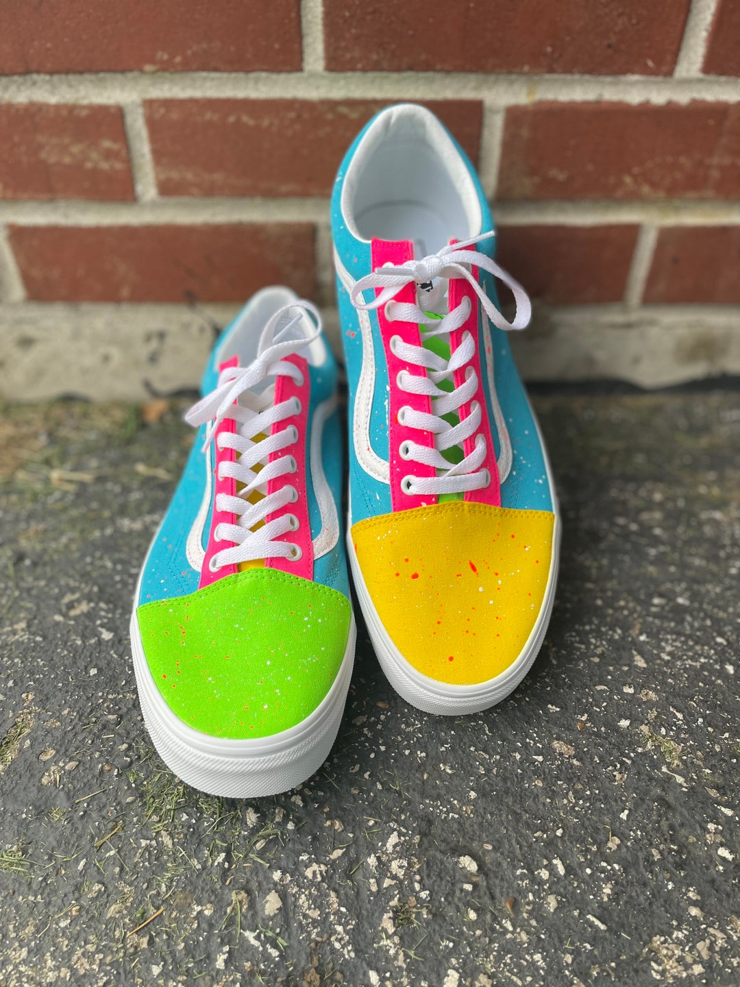 Splatter Custom Vans - Etsy
