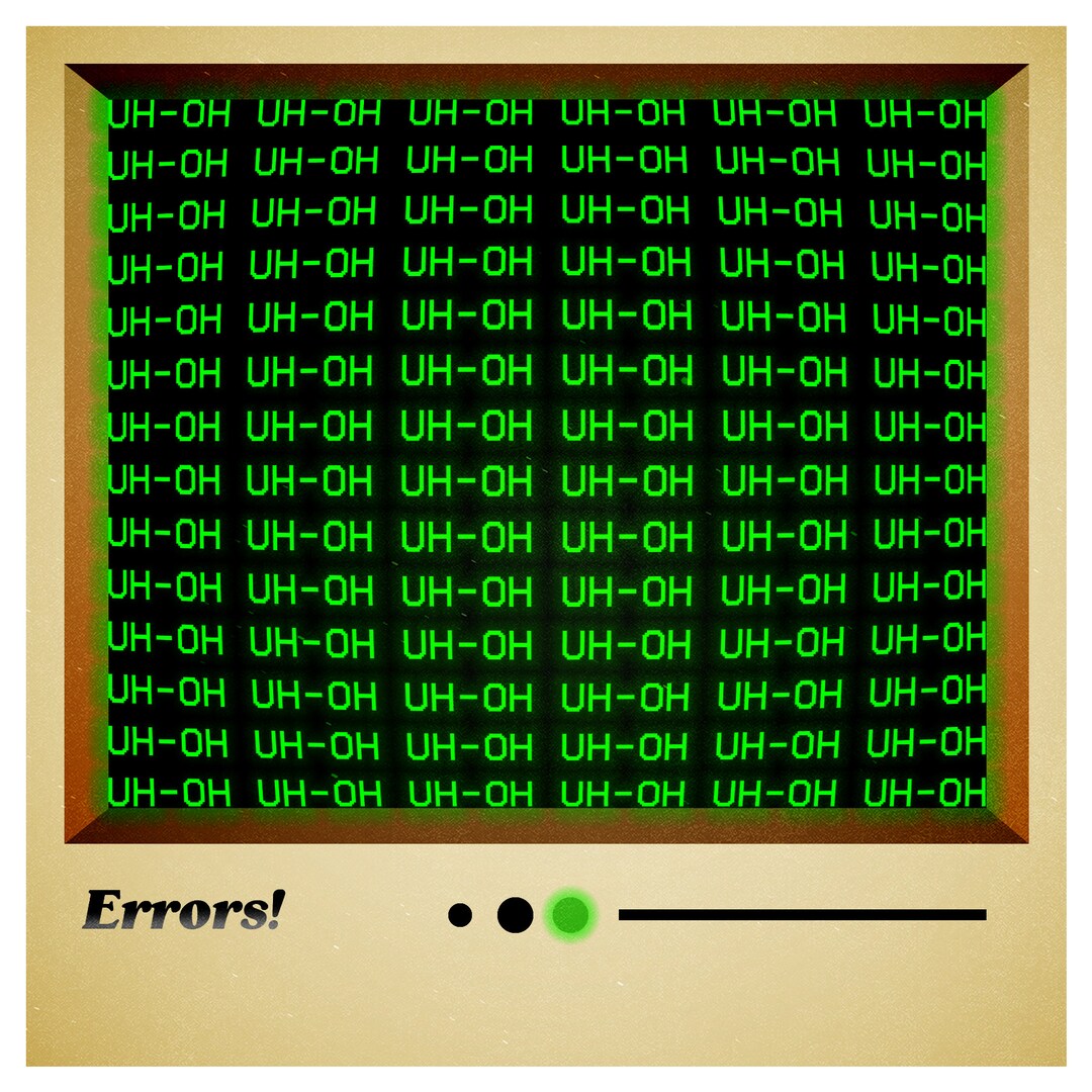 Errors! 3" Vinyl Sticker - Etsy