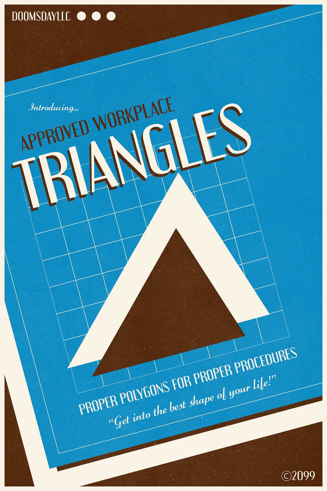 Approved Workplace Triangles - Vintage Propaganda & Advertisement ...