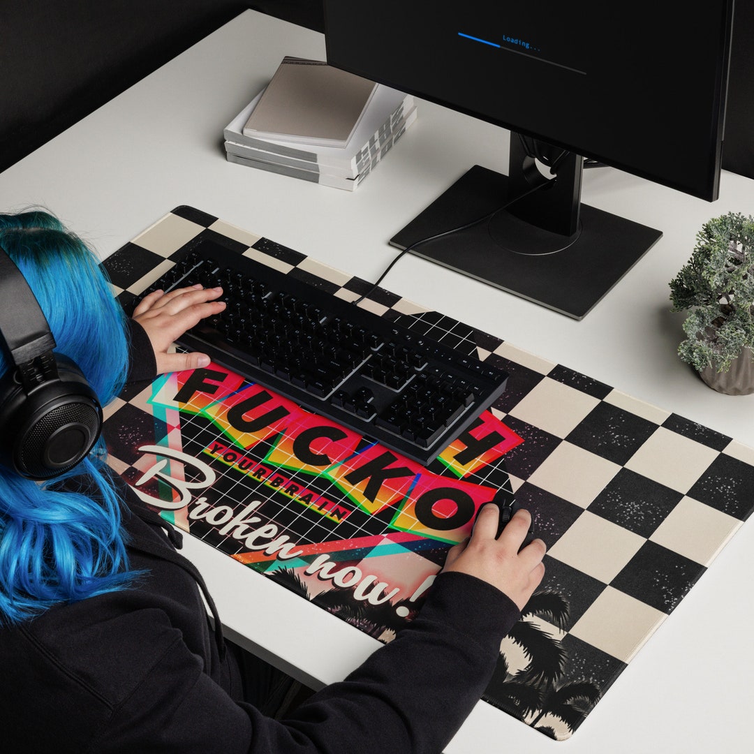 Uh Oh Fucko Gaming Mousepad and Desk Mat - Etsy