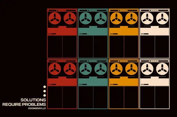 Retro Scifi Minimalist Propaganda Poster 12 by - Etsy