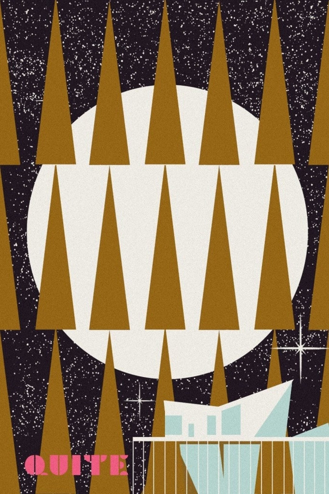 Quite - Original 12" by 18" Retro Style Poster - Etsy