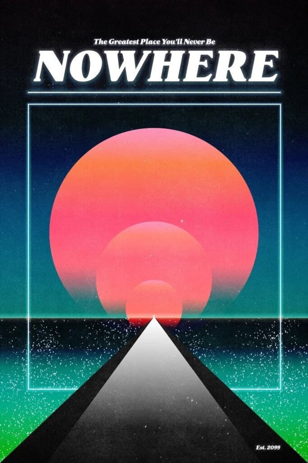 Retro "liminal Space Travel" Poster - the Greatest Place You'll Never ...