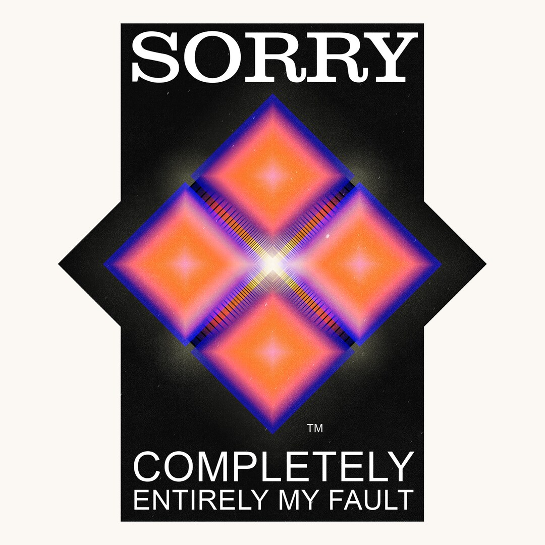 Sorry 3" Vinyl Sticker - Etsy