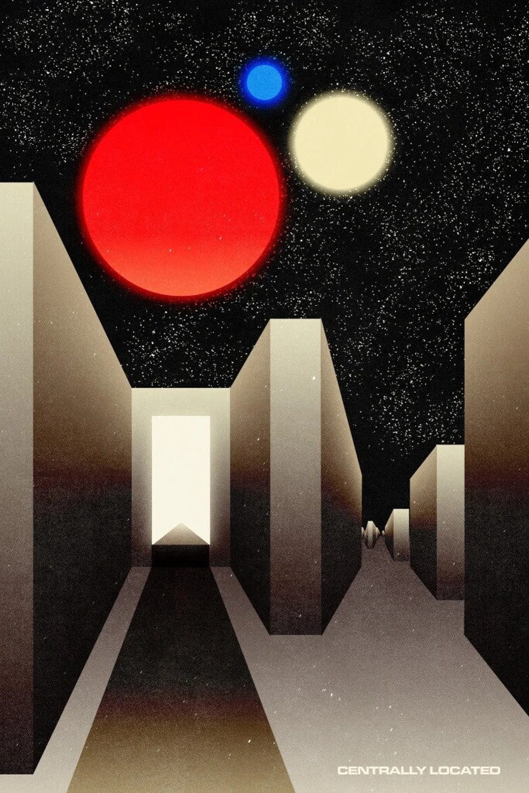 Retro Backrooms Poster - Centrally Located - 12" by 18" - Etsy