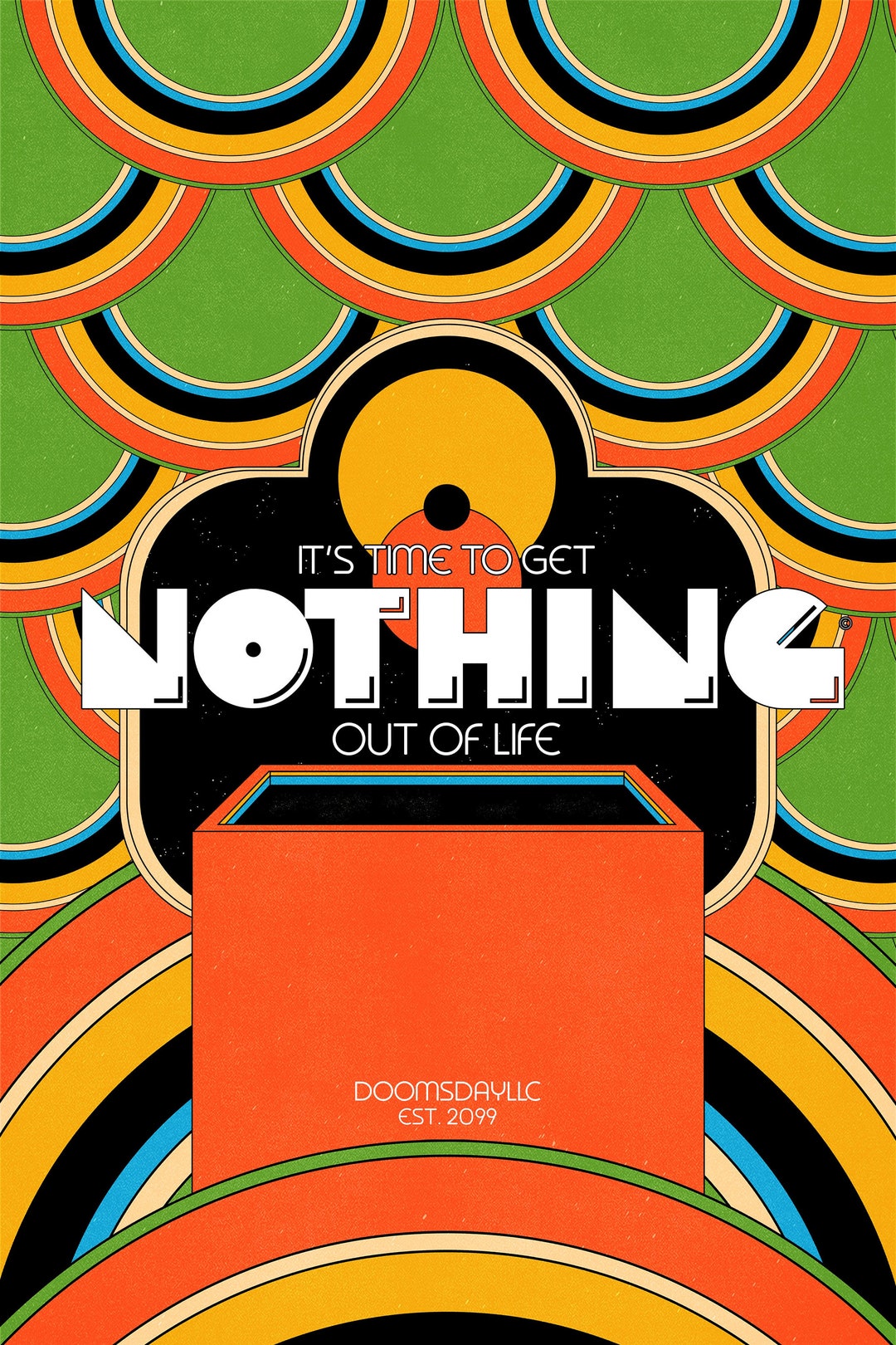 It's Time to Get Nothing Out of Life - Retro Style Psychedelic Disco ...