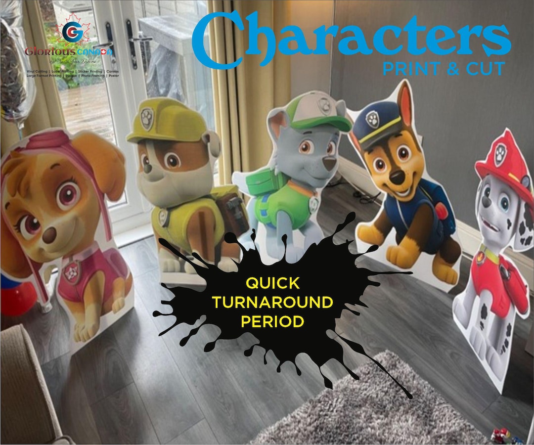 Custom Character Cutouts - Foamboard Event & Decor Props - Etsy