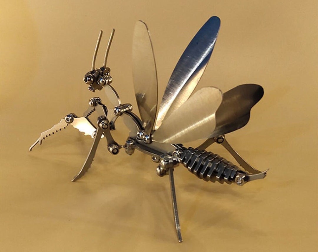 Stainless Steel Grasshopper Punk Style Decor Grasshopper - Etsy
