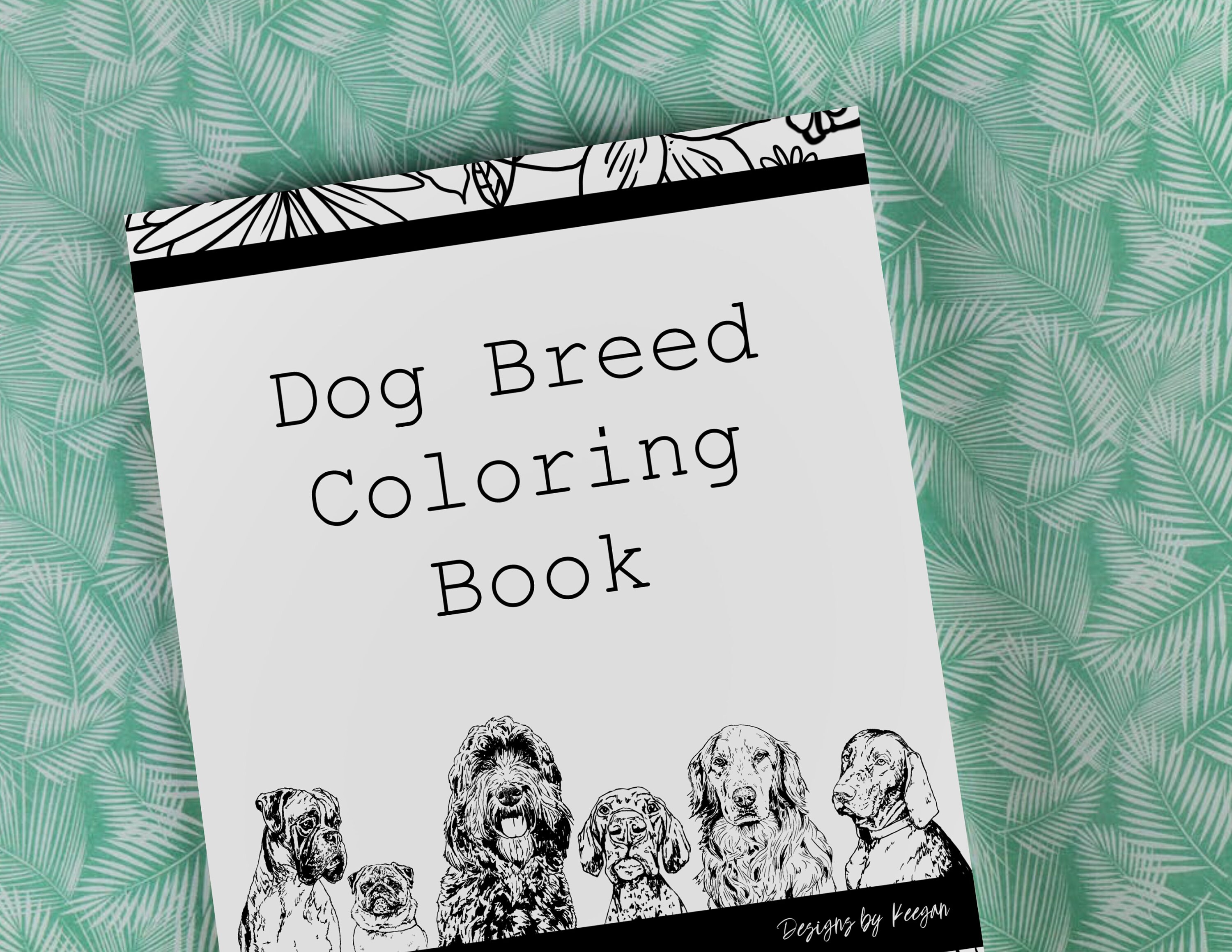 Dog Coloring Book Instant Download Dog Coloring Pages Kid - Etsy