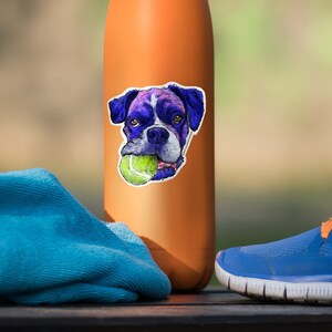 Bella the Boxer Dog Sticker - Etsy