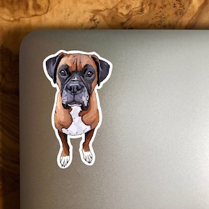 Custom Dog Sticker - Water Resistant Stickers, Laptop Stickers, Pet ...