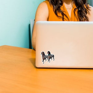 Custom Dog Sticker - Water Resistant Stickers, Laptop Stickers, Pet ...
