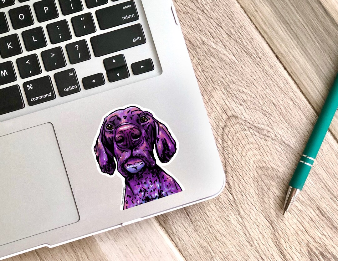 German Shorthaired Pointer Sticker Water Resistant Stickers, GSP Gifts ...