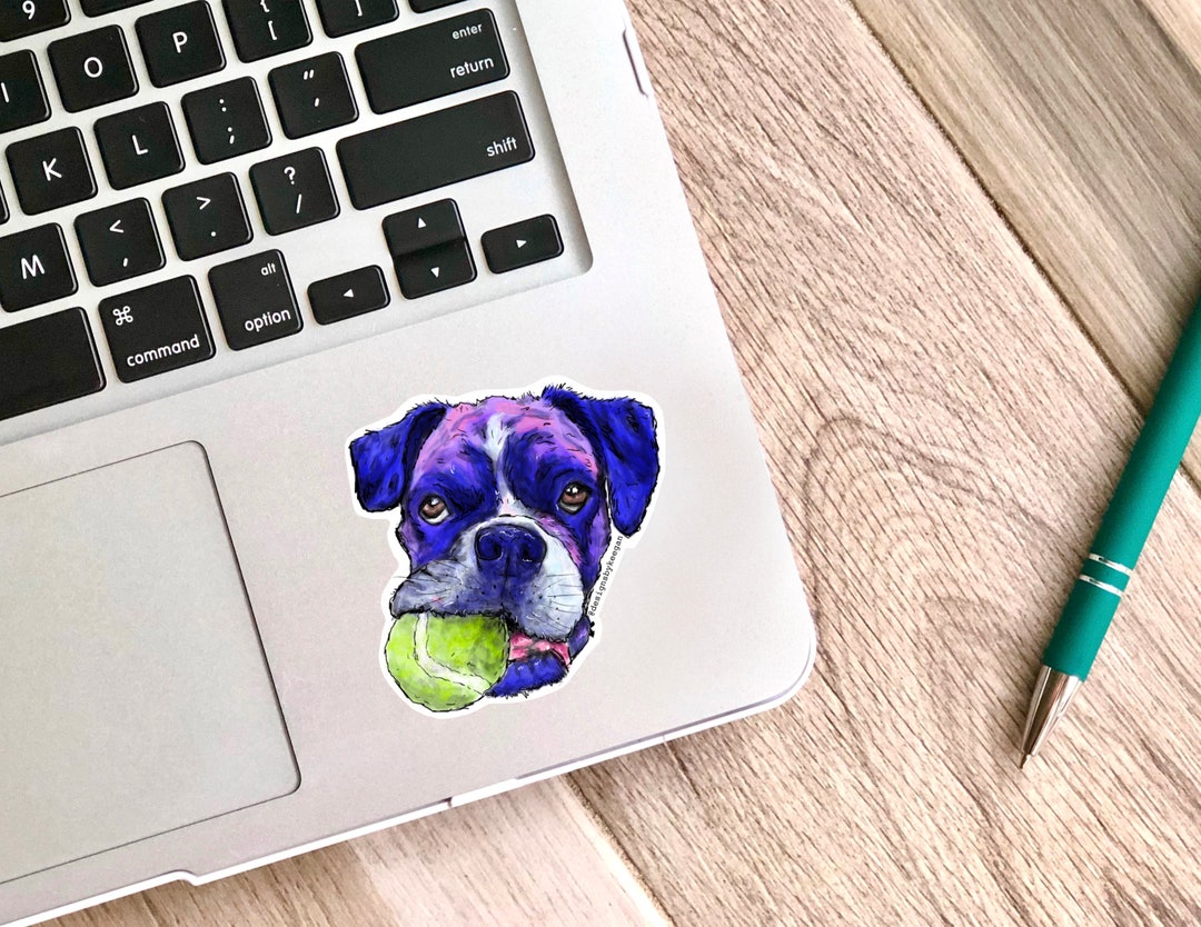 Bella the Boxer Dog Sticker - Etsy