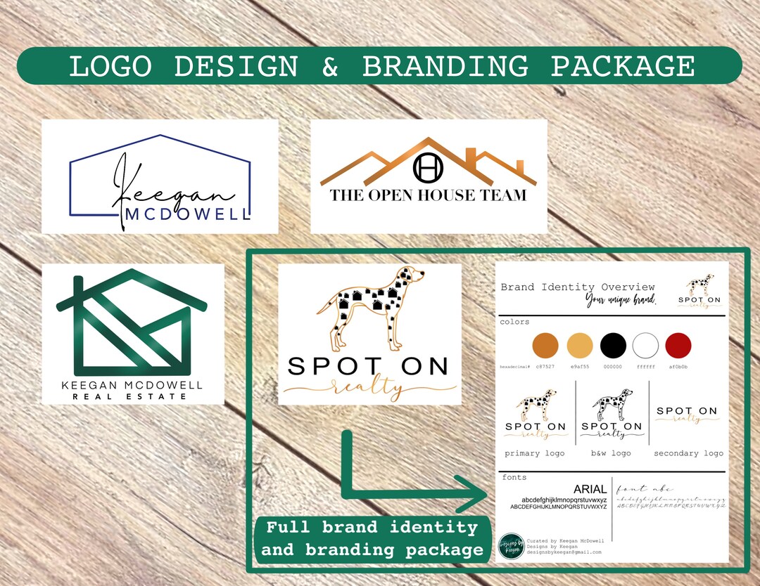Real Estate Branding Package and Real Estate Logo Design - Etsy