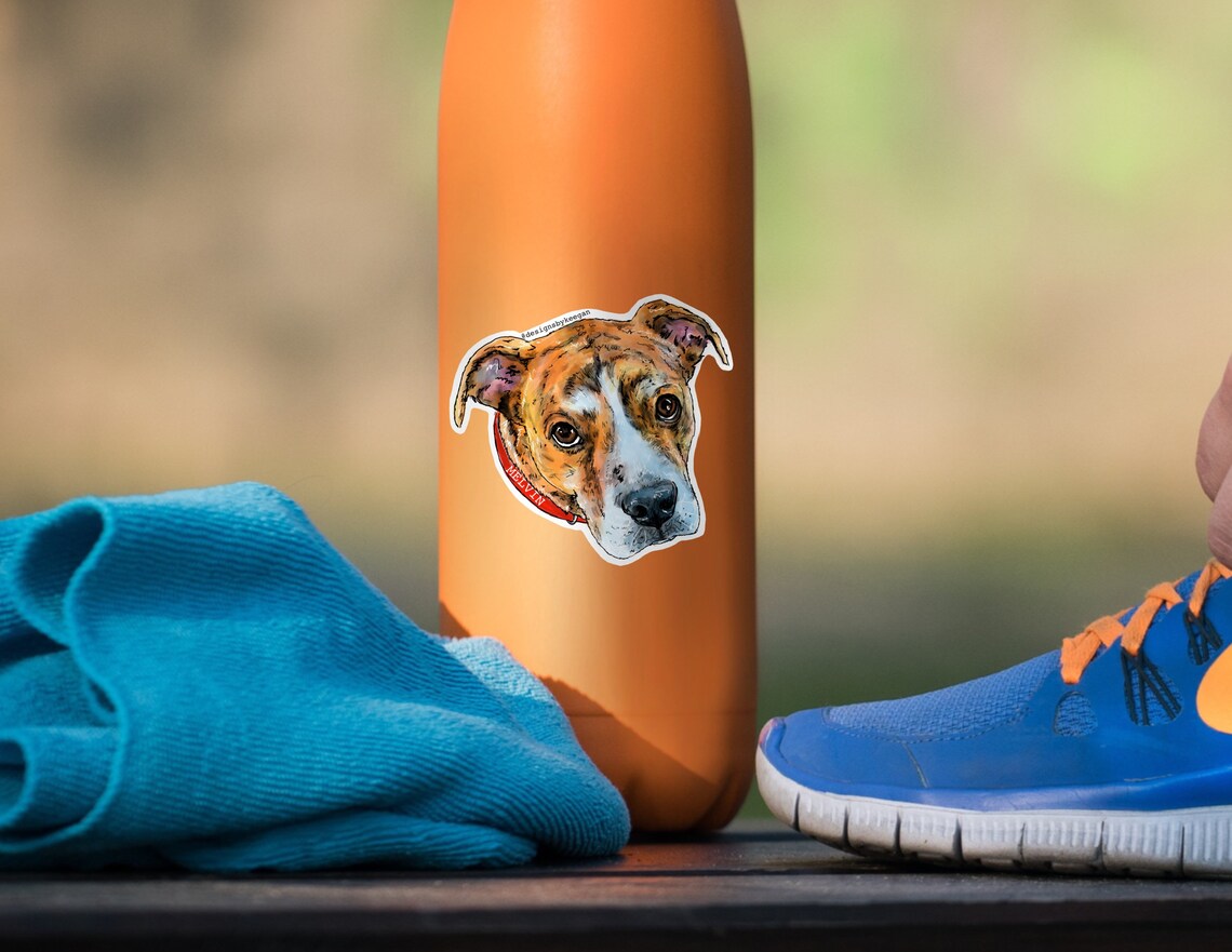 Custom Dog Decal waterproof stickers doggo sticker popular | Etsy