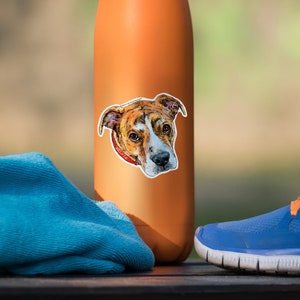 Custom Dog Decal- Waterproof Stickers, Doggo Sticker, Popular Right Now ...