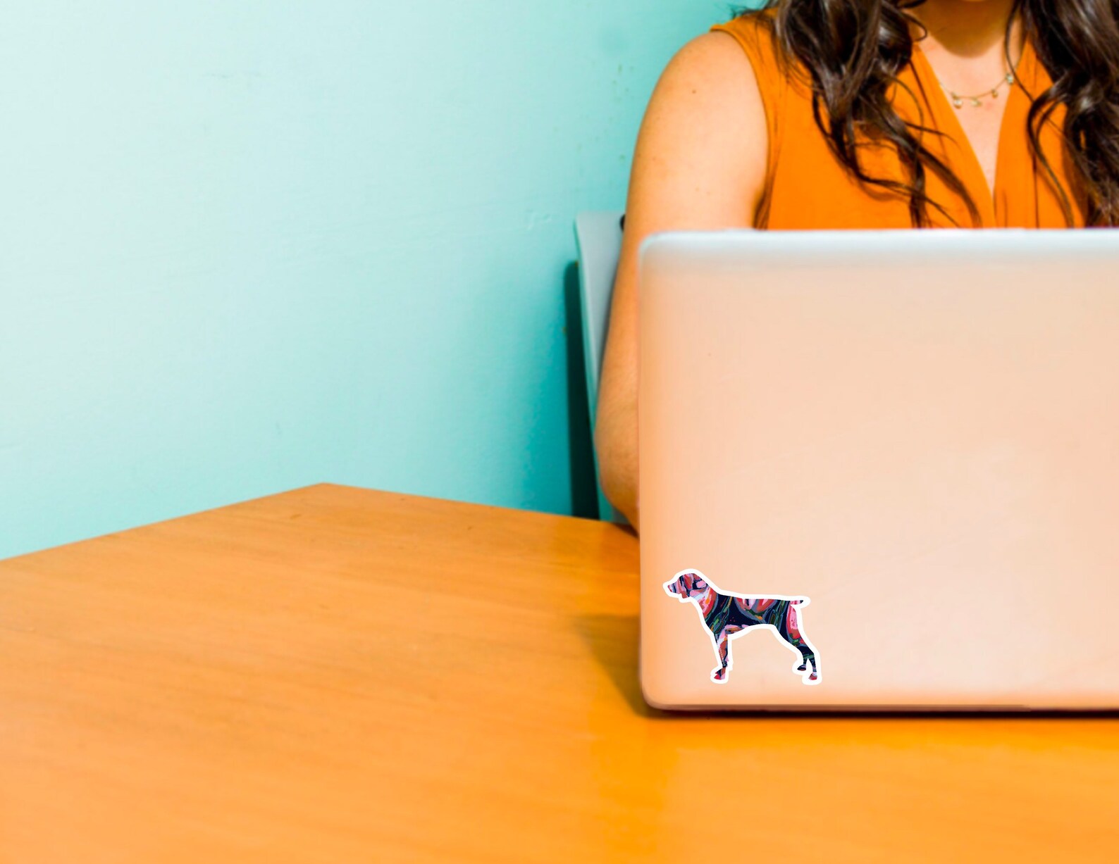 Floral German Shorthaired Pointer Sticker Waterproof | Etsy