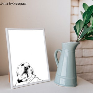 Chunky Lab Print Instant Download Yellow Lab Digital Print - Etsy