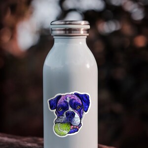 Bella the Boxer Dog Sticker - Etsy