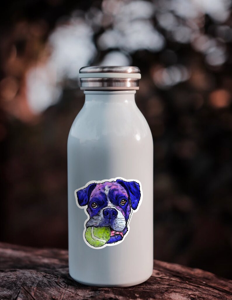 Bella the Boxer Dog Sticker - Etsy