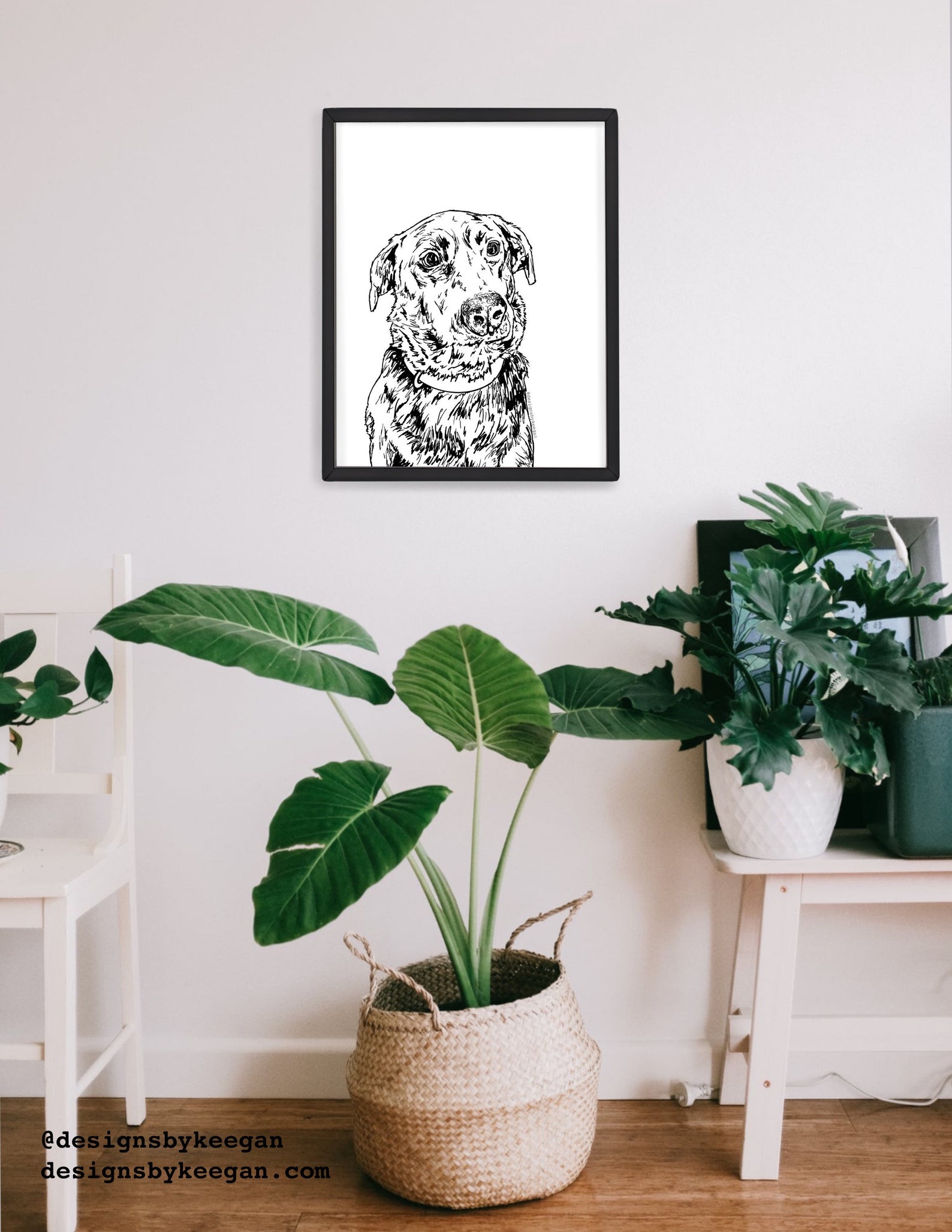 Labrador Retriever Print - Instant Download, Lab Digital Print, Black ...