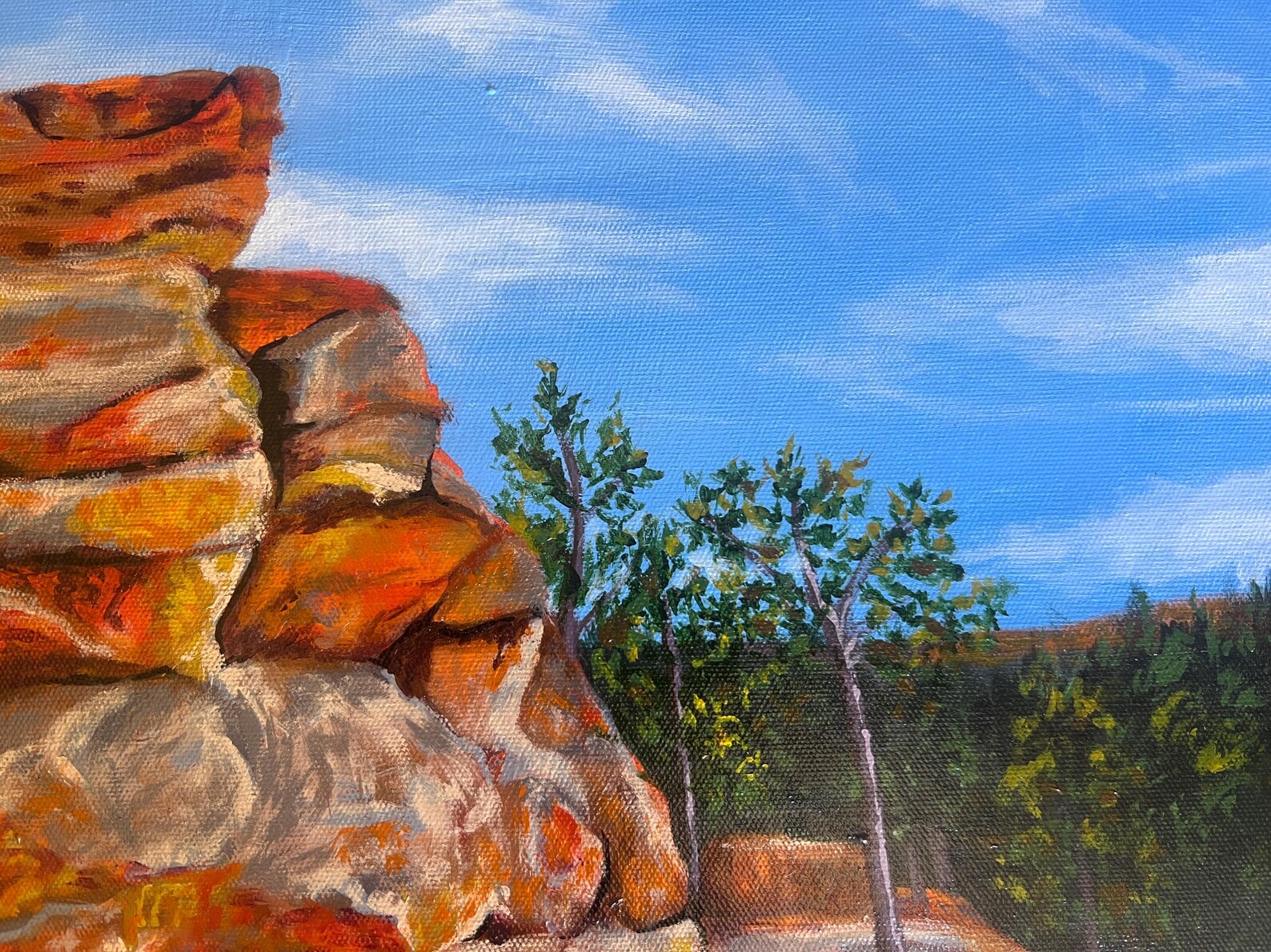 Palmer Rocks - Original Painting. Colorado Painting, Colorado Springs ...