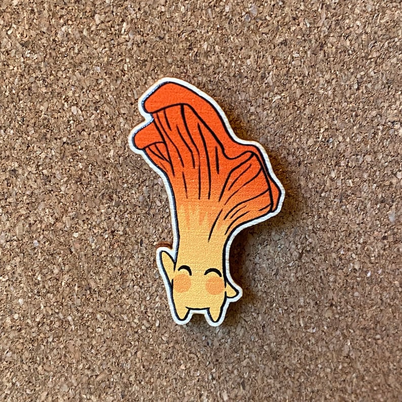 Mushroom Sprite Pins series 2 | Etsy