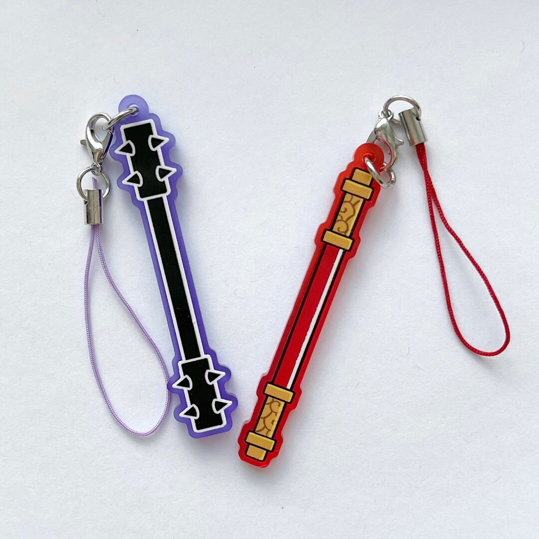 LMK Monkey King Macaque Staff Charm - Etsy