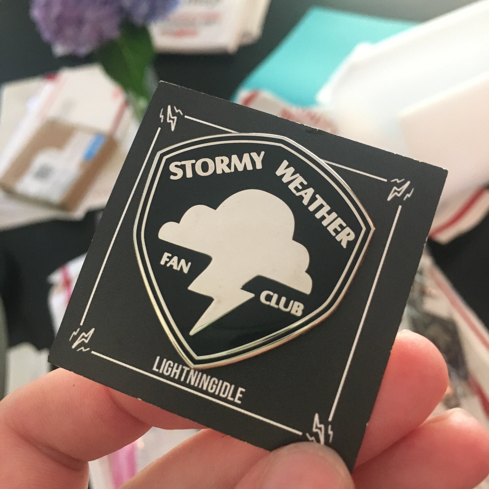 Stormy Weather Fan Club Pin - Etsy