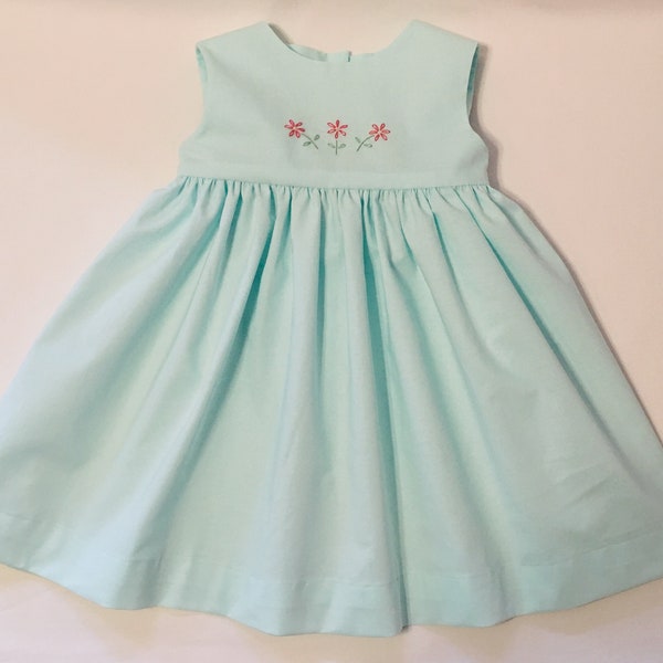 Teal Baby Dress - Etsy