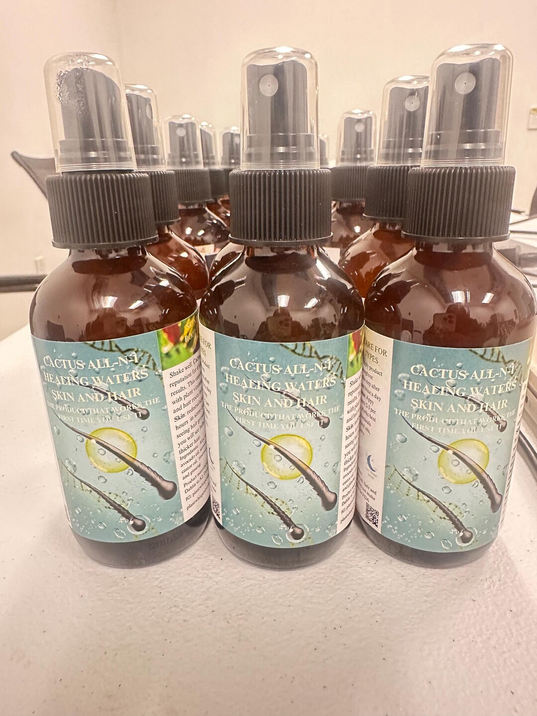 Cactus All-n-1 Alopecia Hair Growth and Skin Rash Transformation - Etsy