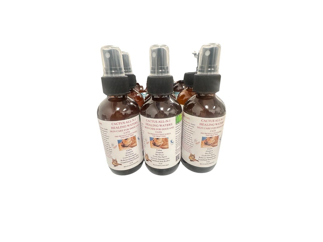 4 Oz Cactus All-n-1 Skin Rash and Alopecia Relief for Cats and Dogs - Etsy
