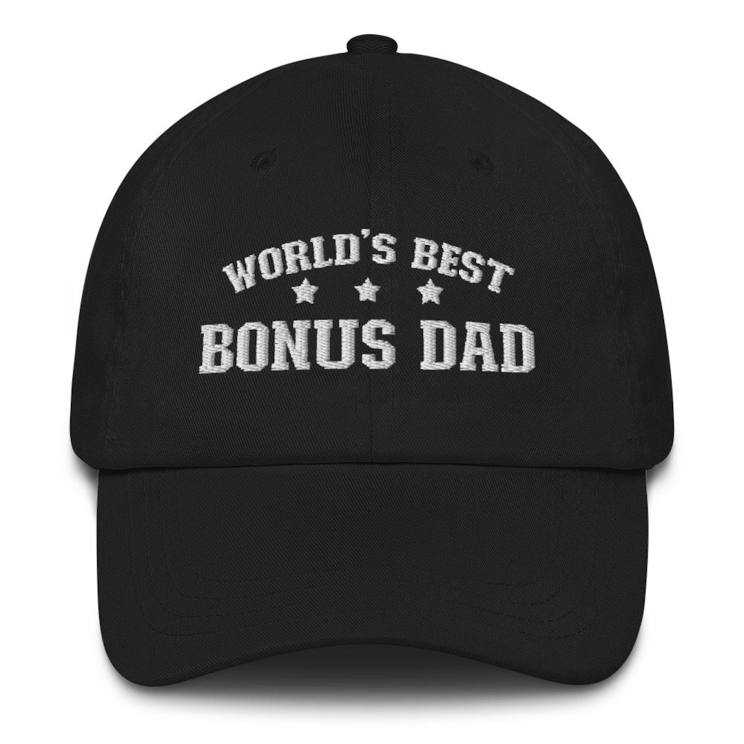 World's Best Bonus Dad Hat Dad Baseball Cap Step Dad Fathers Day Gift ...