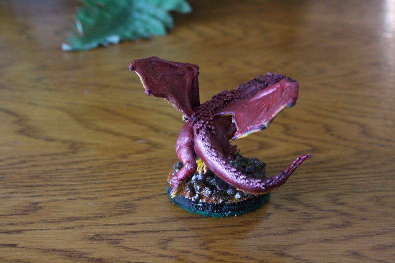 Custom Red Dragon Miniature - Etsy