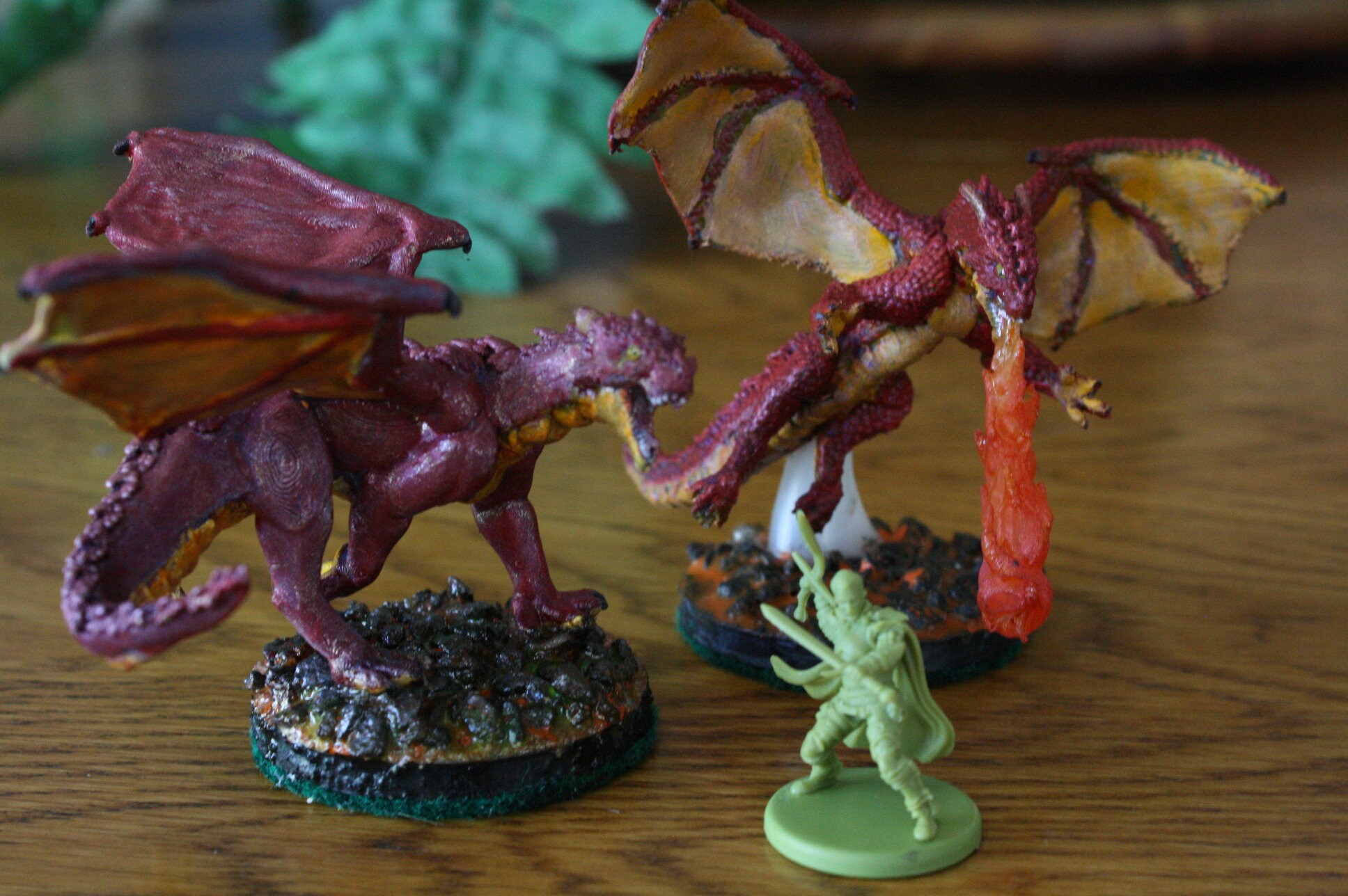 Custom Red Dragon Miniature - Etsy