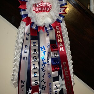 Single Homecoming Garter Mini Homecoming Mum BOOKED for SEPT and OCT ...