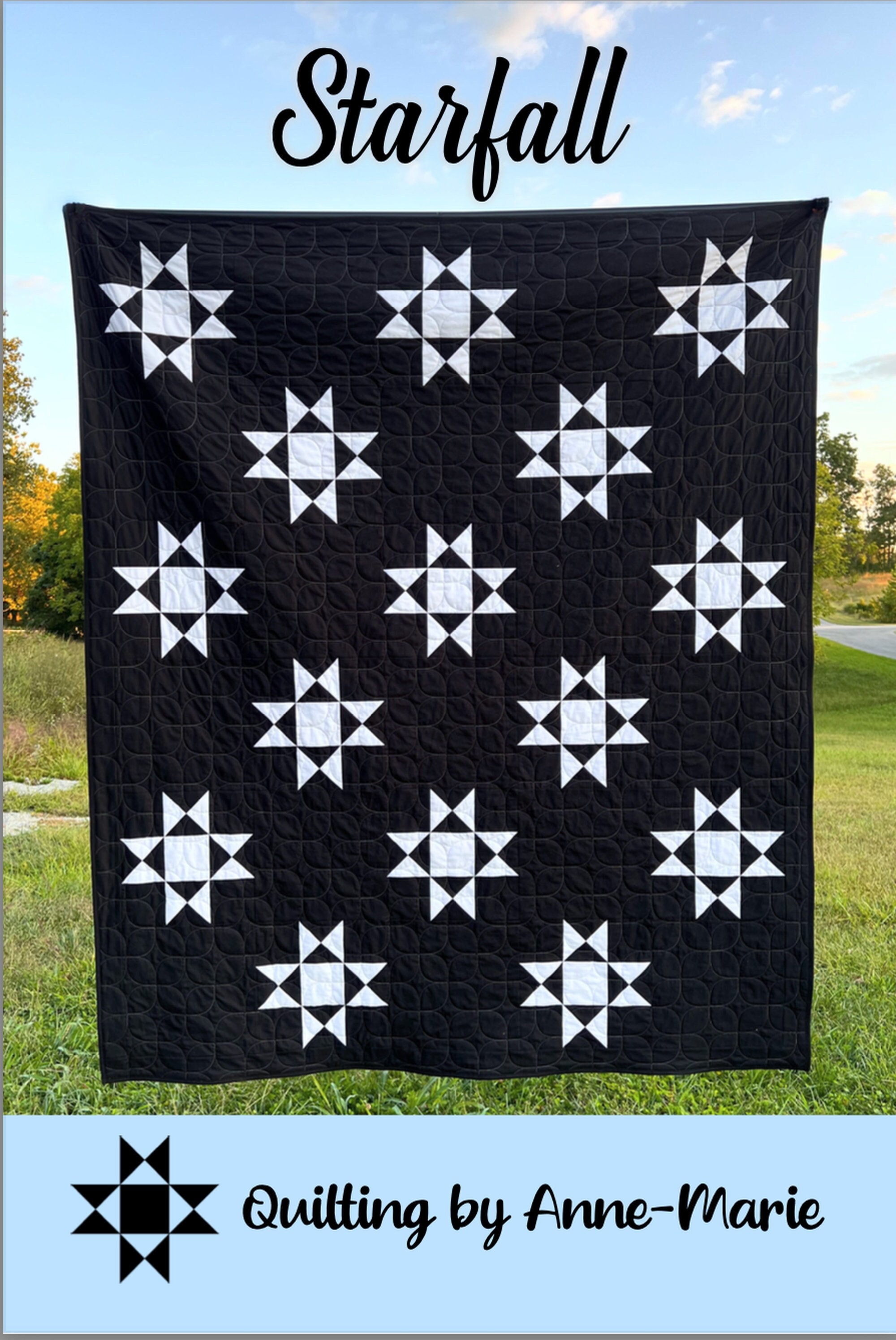 Starfall Quilt Pattern Card Pdf--instant Download - Etsy